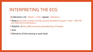 ECG.pptx electrocardiogram cardiovascular system | PPTX