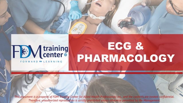 electrocardiogram and pharmacology- acls 2020 module | PDF | Heart and ...