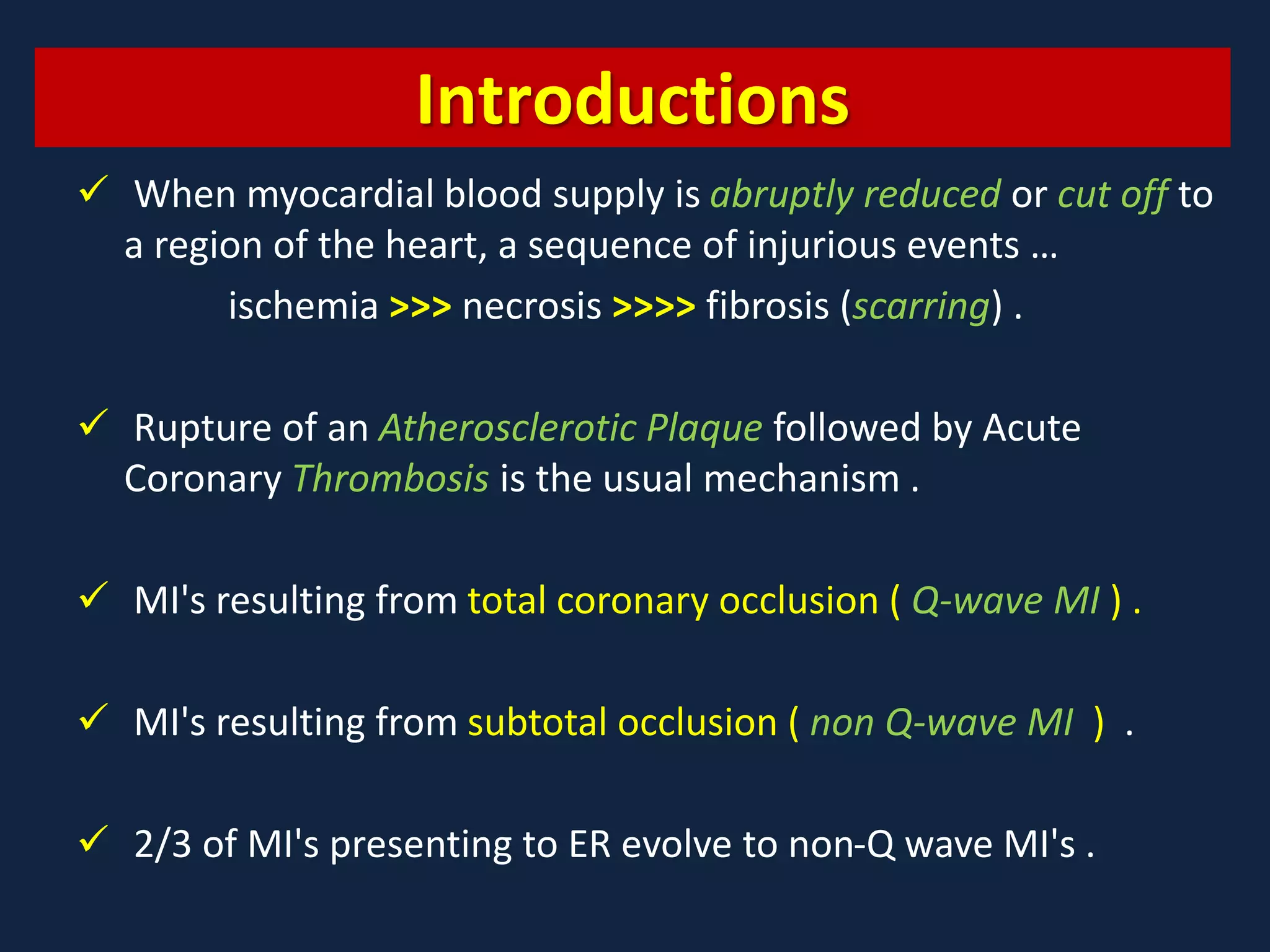 Myocardial Ischemia and Infarction | PPTX