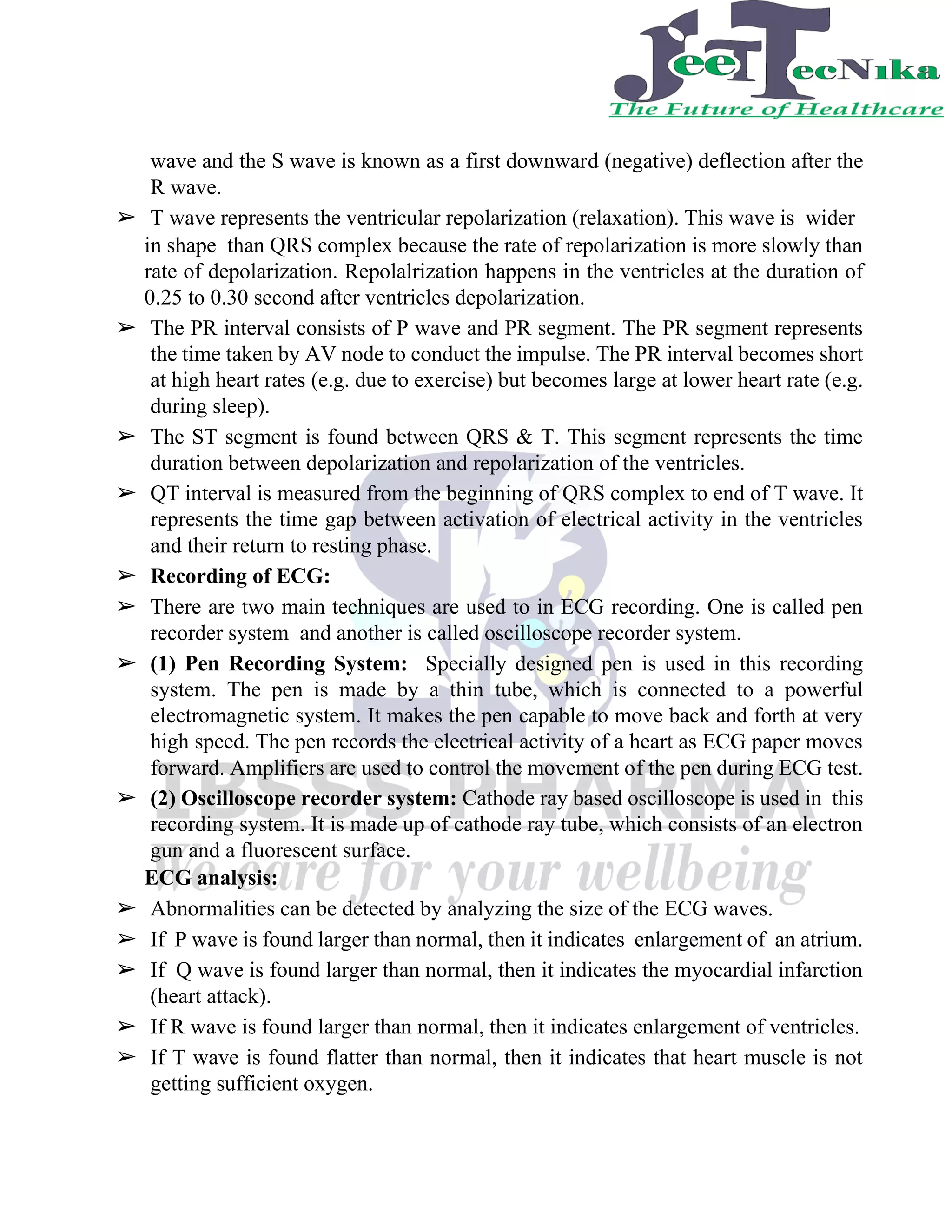 ECG - Electrocardiogram | PDF