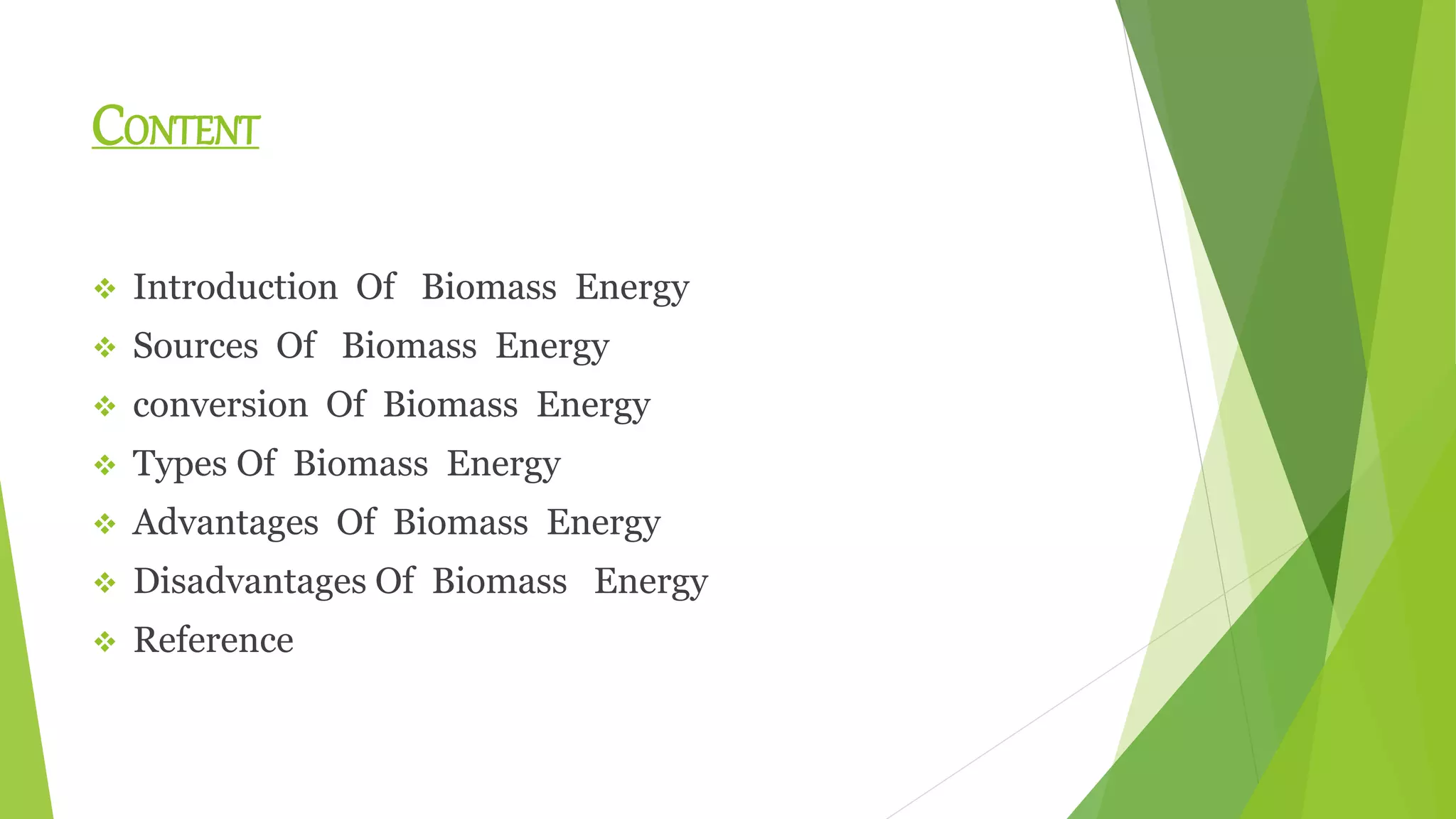 Biomass energy | PPTX