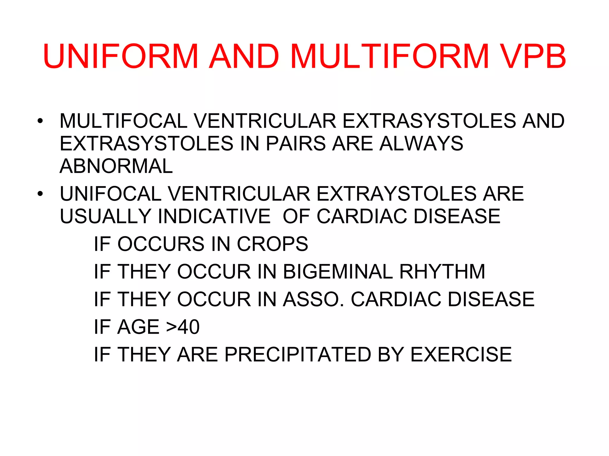 ECG: Ventricular Premature Beats | PPT