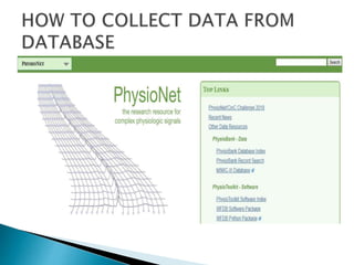 ECG SIGNAL GENERATED FROM DATA BASE USING MATLAB | PPTX | Heart and Cardiovascular Diseases ...