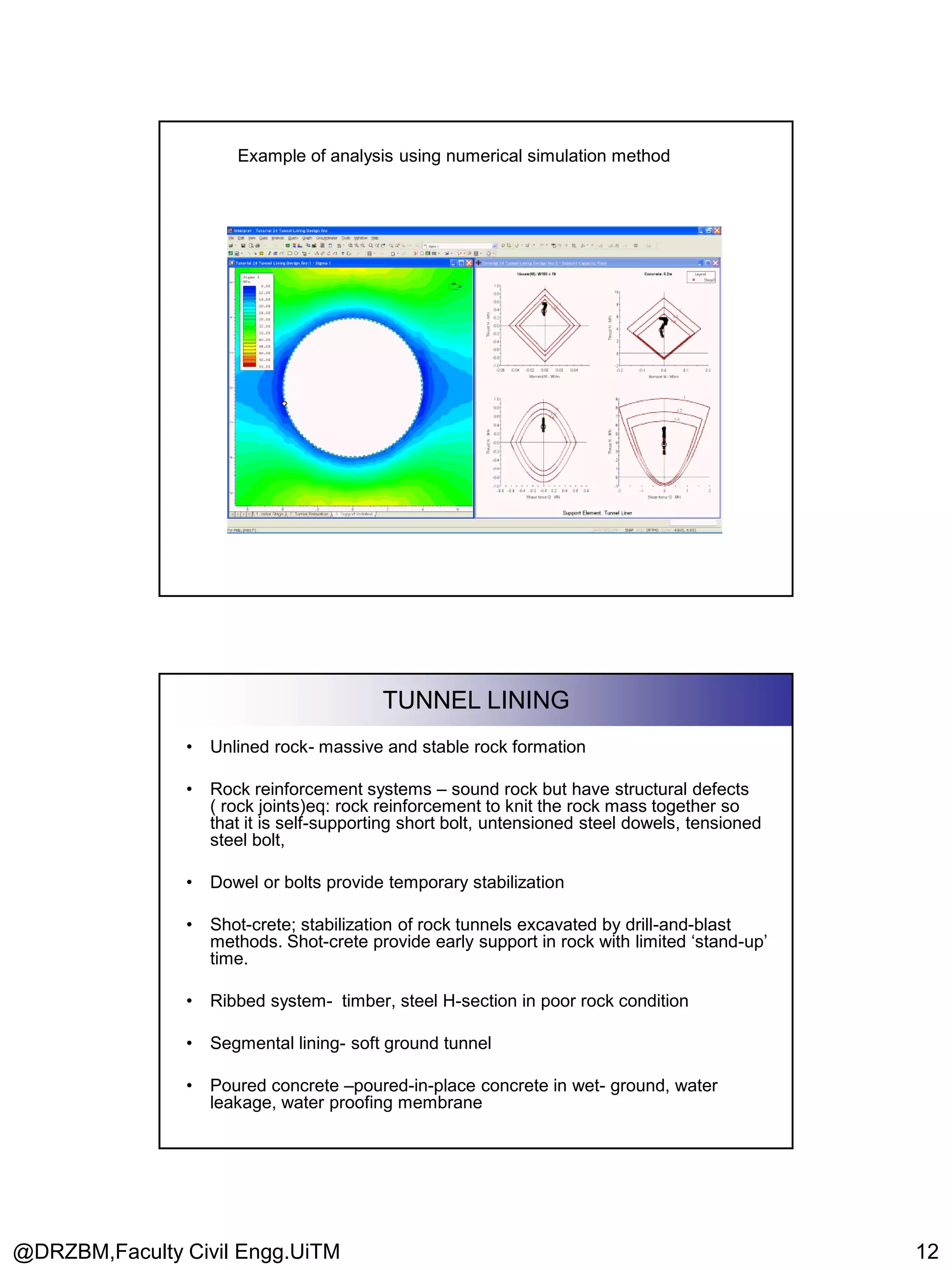 Ecg533 rock-tunnel-engineering | PDF | Civil Engineering Industry | Industries