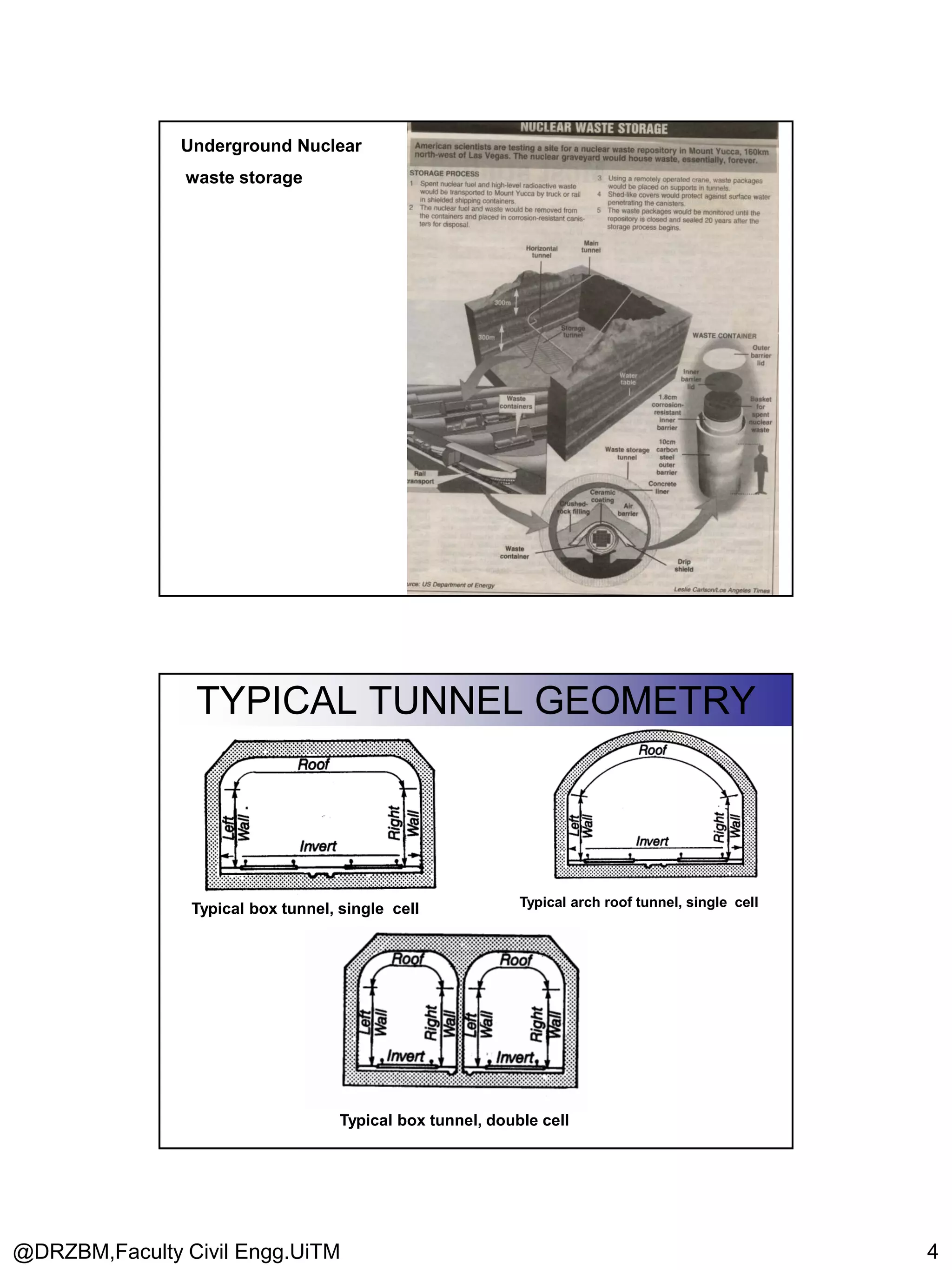 Ecg533 rock-tunnel-engineering | PDF