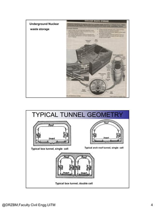Ecg533 rock-tunnel-engineering | PDF | Civil Engineering Industry ...