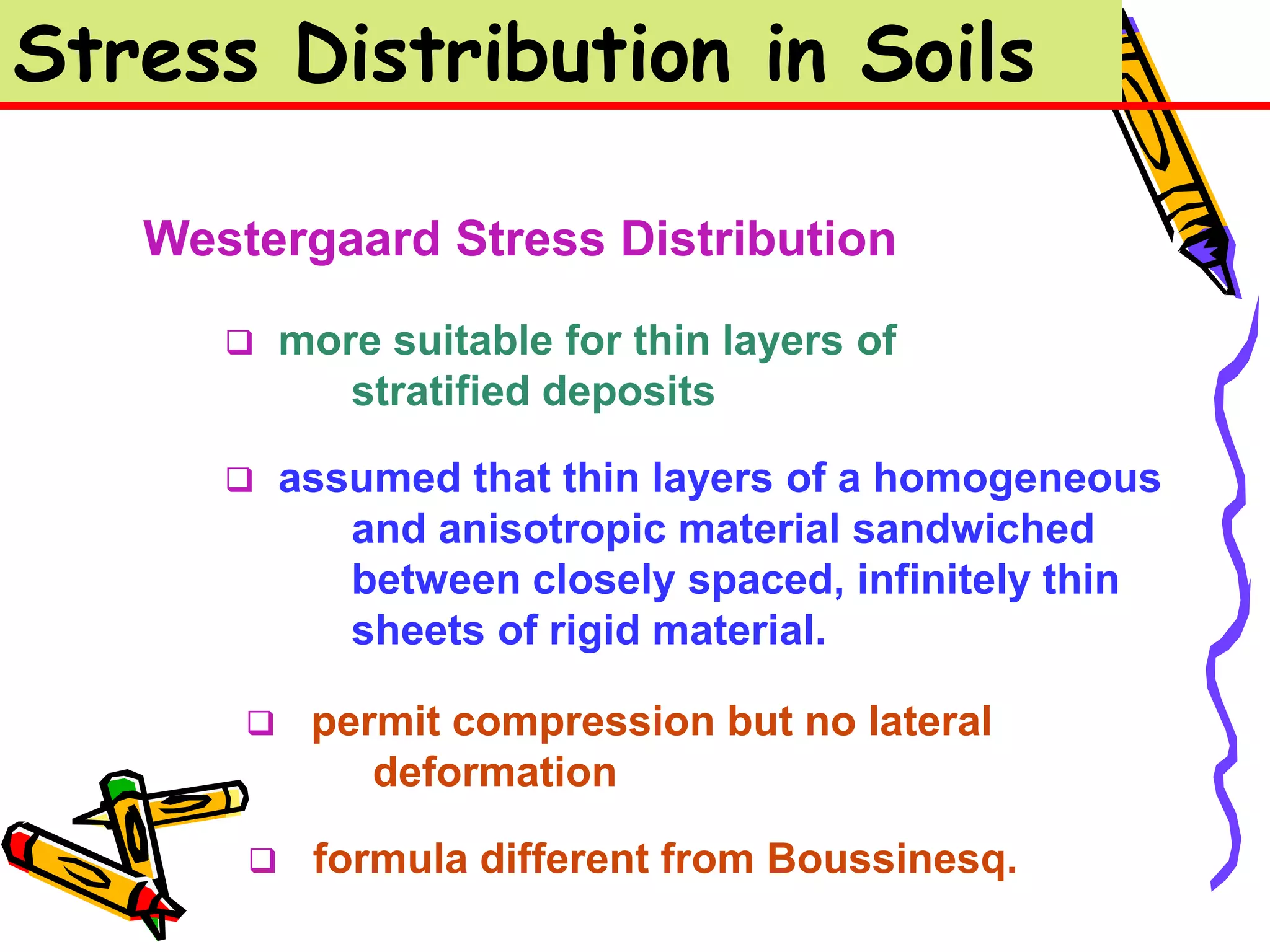 stress distribution in soils | PDF