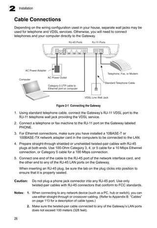 VDSL Home Gateway Router - Copyright, all rights reserved. | PDF