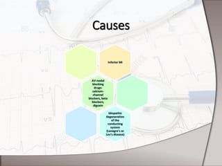 ECG A: AV blocks | PPSX | Heart and Cardiovascular Diseases | Diseases ...