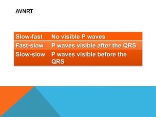 ECG A: AVNRT, AVRT | PPSX