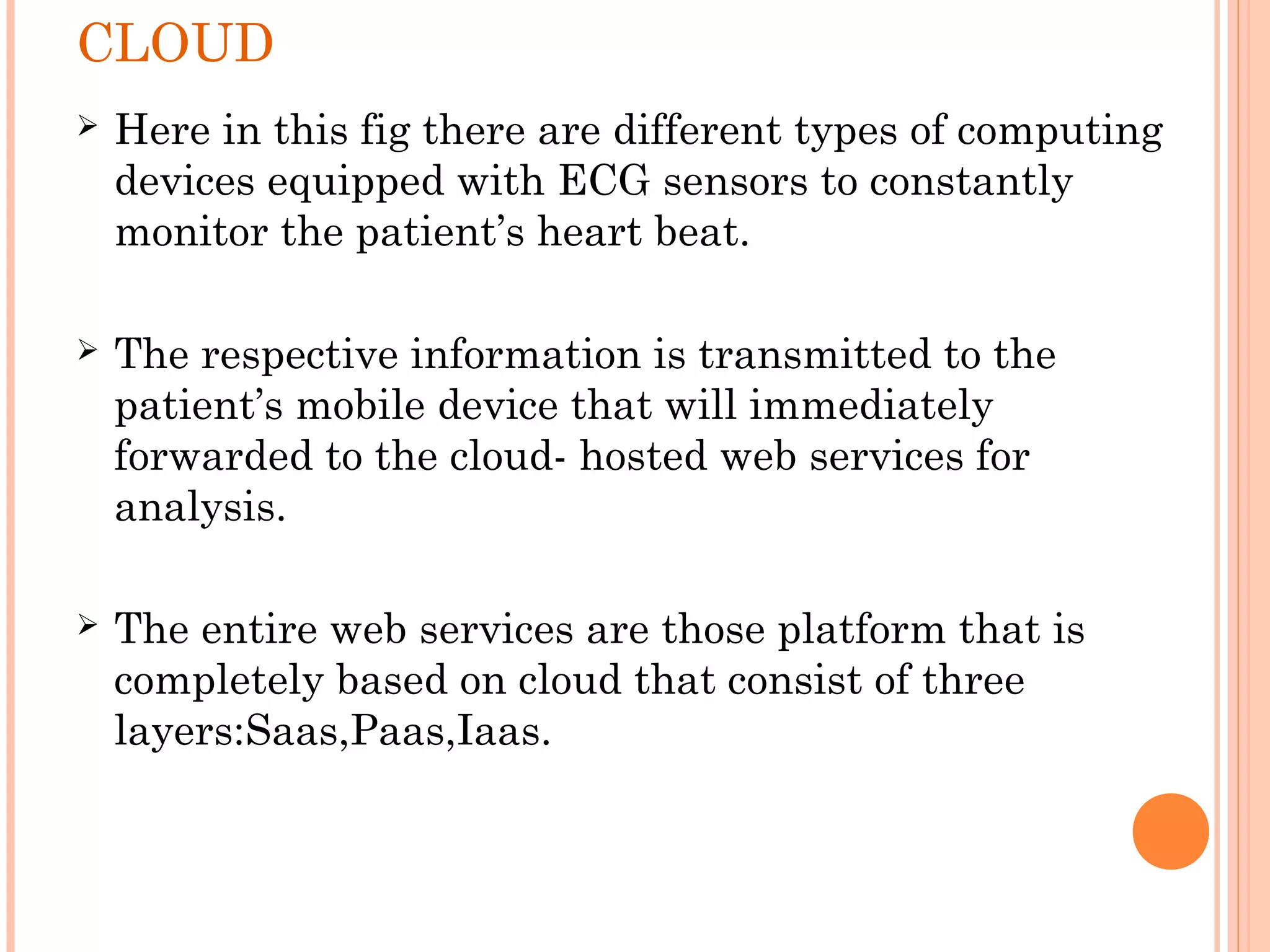 ECG ANALYSIS IN CLOUD COMPUTING | PPT