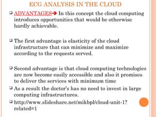 ECG ANALYSIS IN CLOUD COMPUTING | PPT