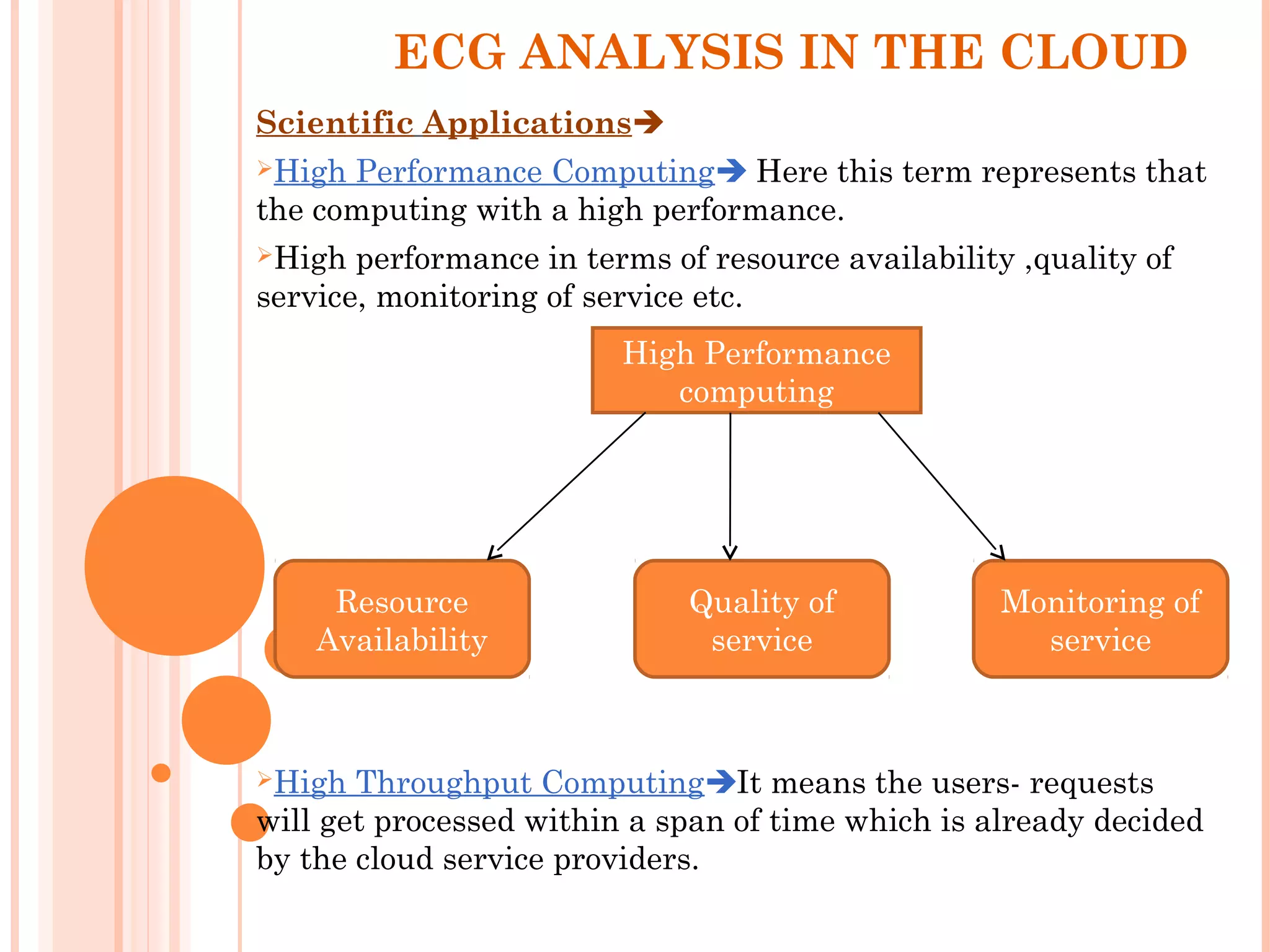 Ecg analysis in the cloud | PPT