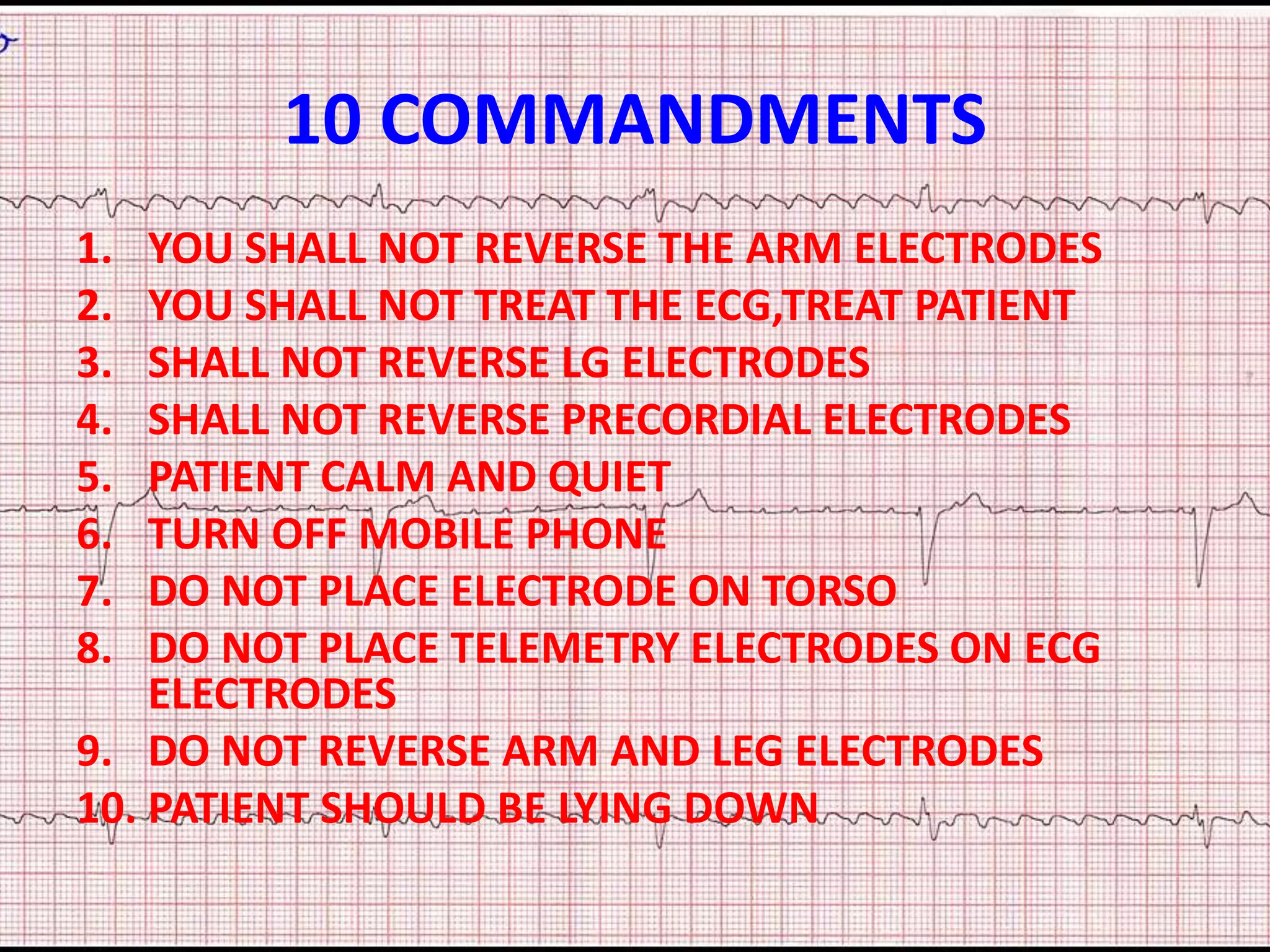 ECG ARTIFACTS AND PITFALLS | PPTX