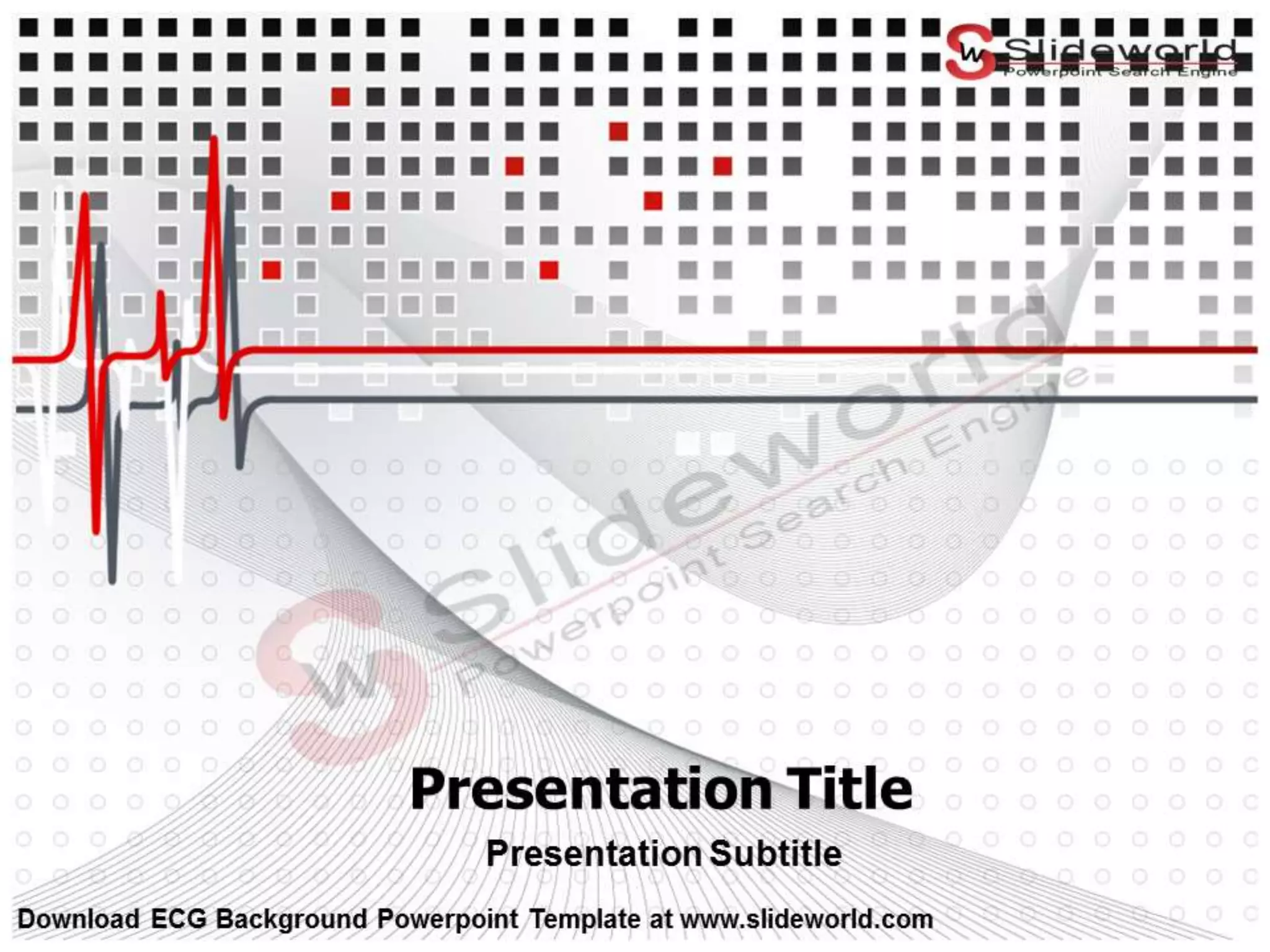 ECG Background Powerpoint Template - Slide World | PPT