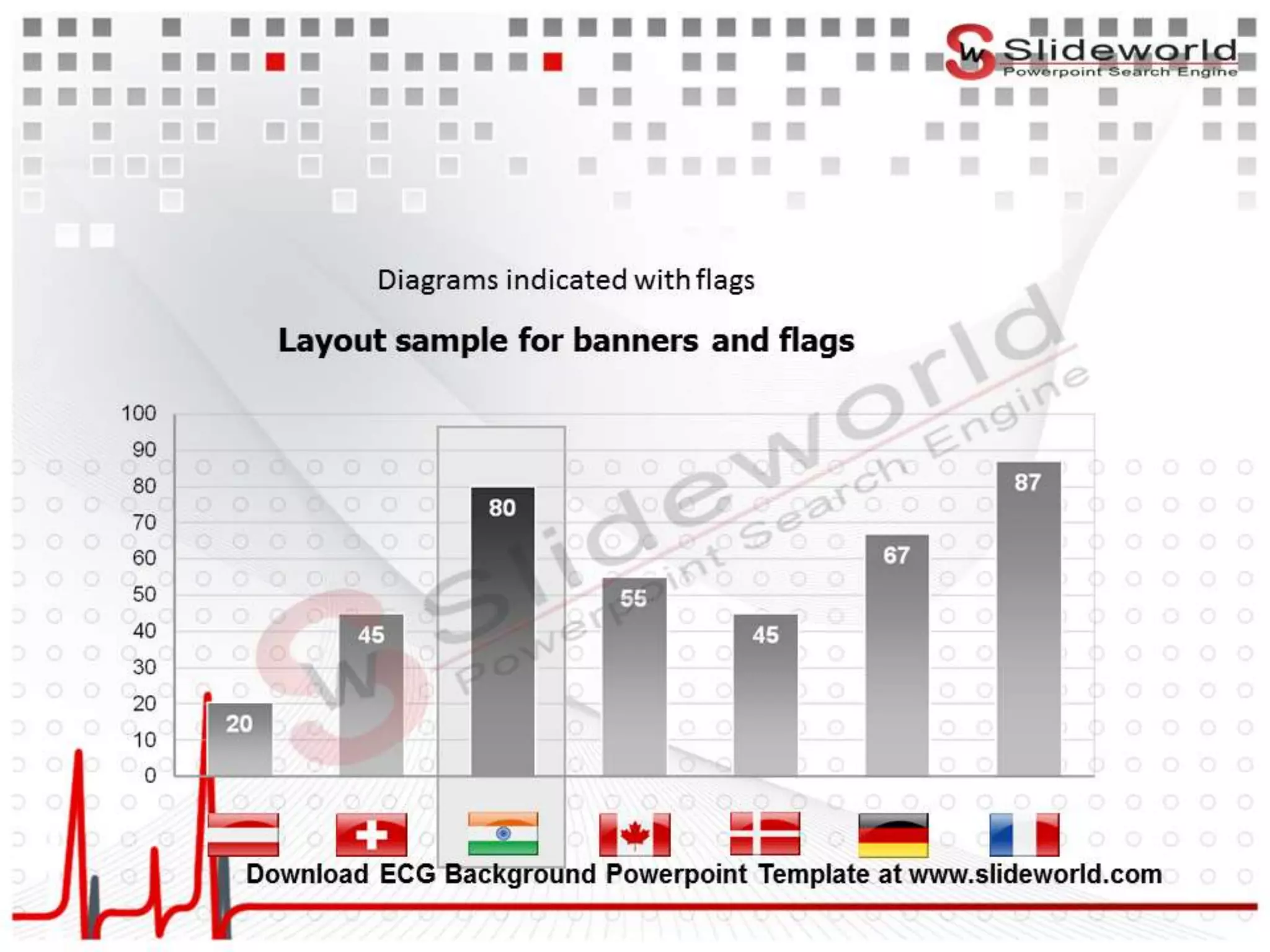 ECG Background Powerpoint Template - Slide World | PPTX