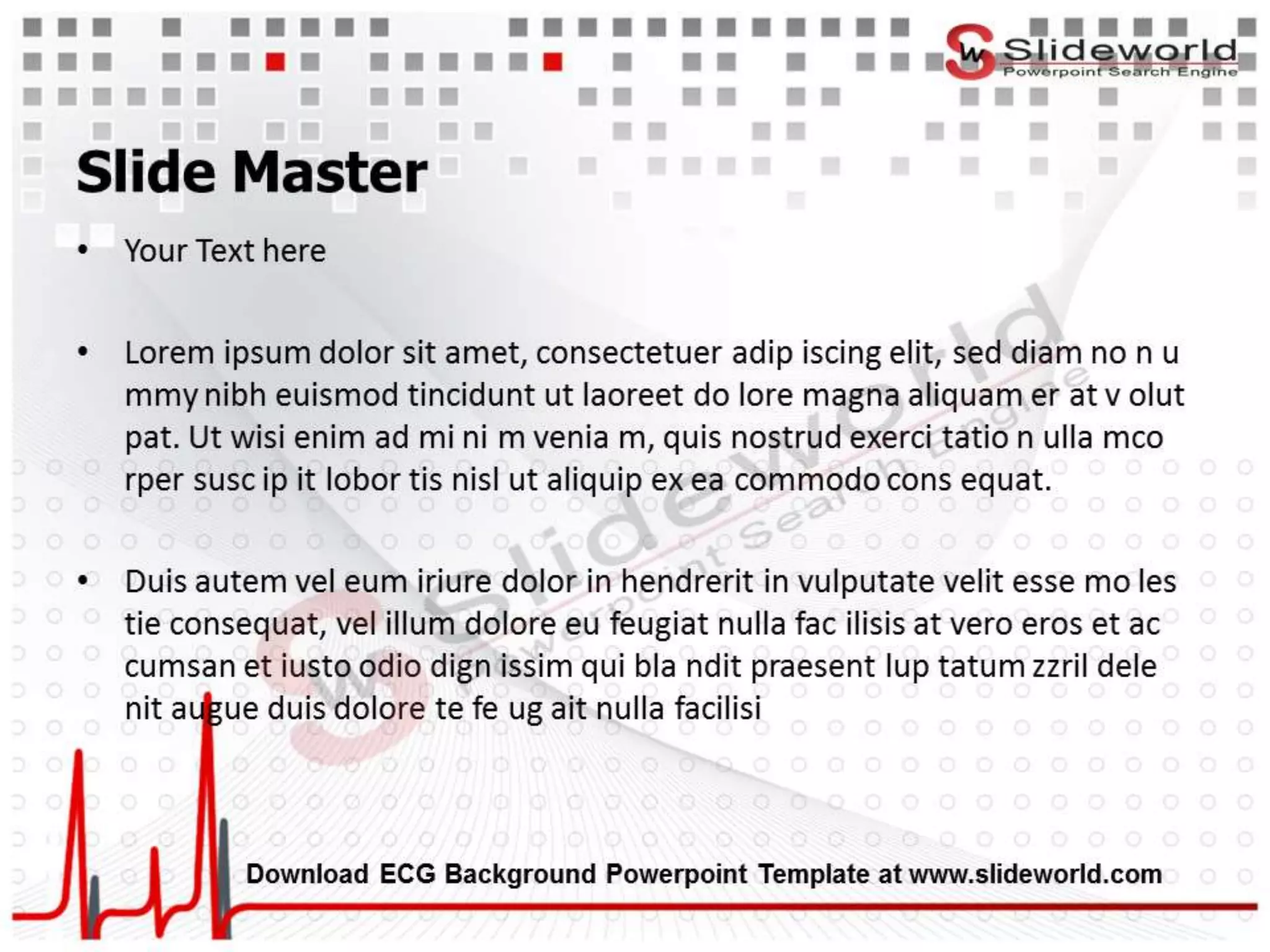 ECG Background Powerpoint Template - Slide World | PPTX | Computer ...