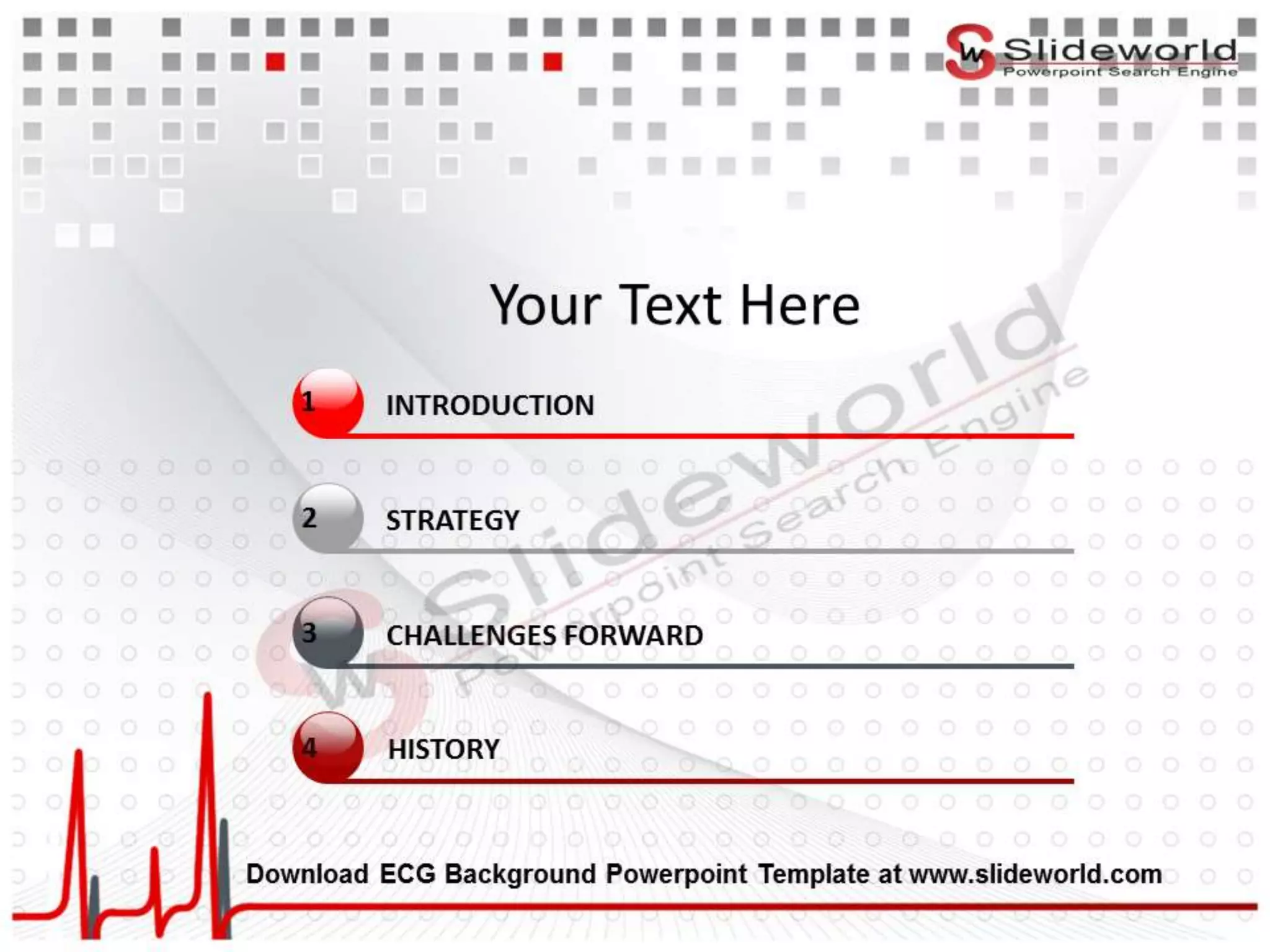 ECG Background Powerpoint Template - Slide World | PPTX | Computer ...