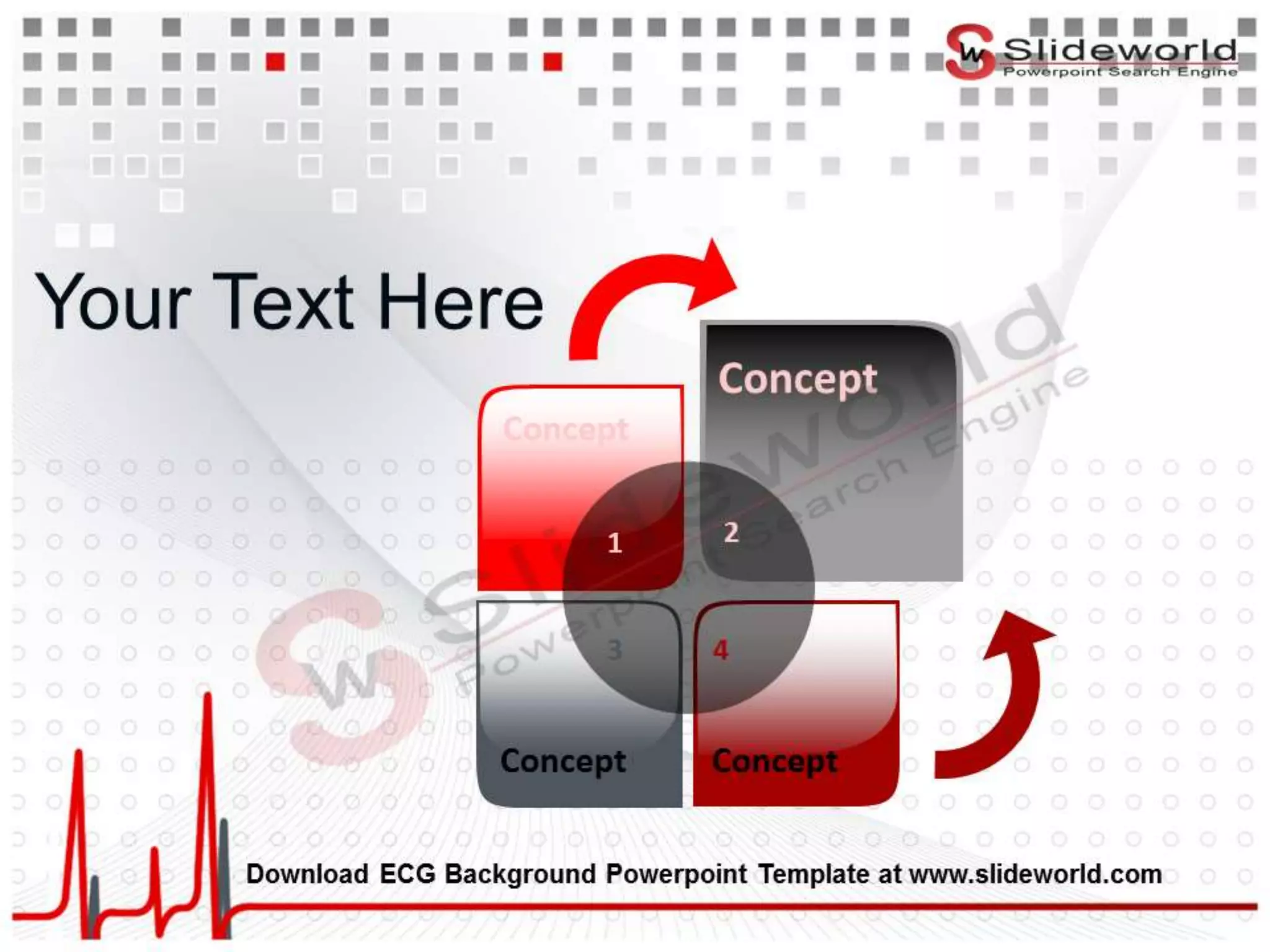 ECG Background Powerpoint Template - Slide World | PPTX | Computer ...