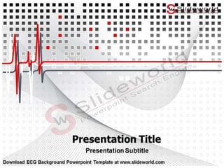ECG Background Powerpoint Template - Slide World | PPT