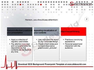 ECG Background Powerpoint Template - Slide World | PPT