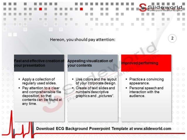 ECG Background Powerpoint Template - Slide World | PPTX | Computer ...