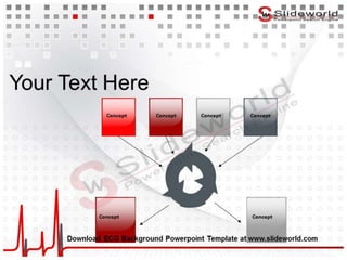 ECG Background Powerpoint Template - Slide World | PPT