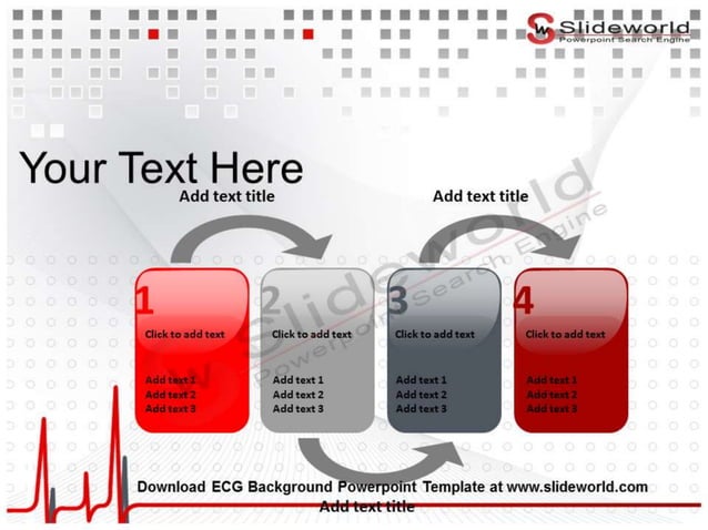ECG Background Powerpoint Template - Slide World | PPTX