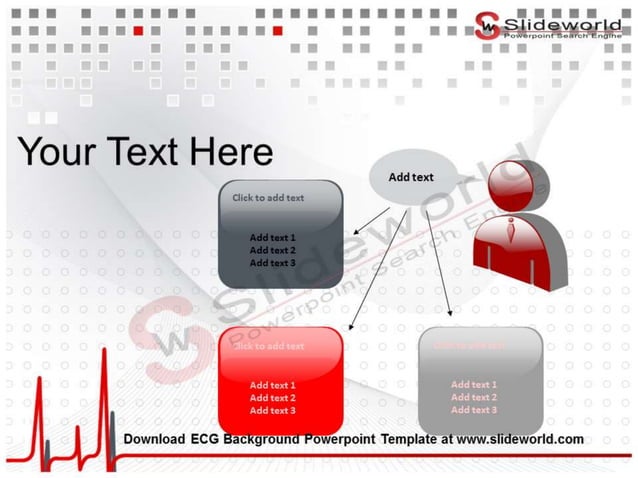 ECG Background Powerpoint Template - Slide World | PPTX