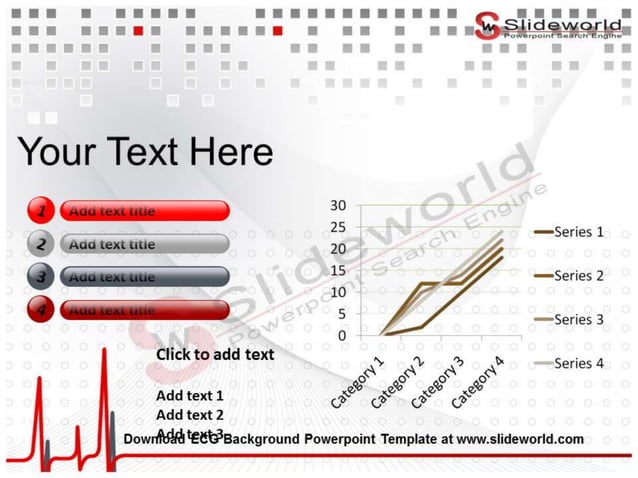 ECG Background Powerpoint Template - Slide World | PPTX