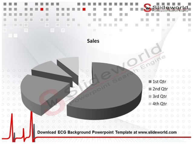 ECG Background Powerpoint Template - Slide World | PPTX