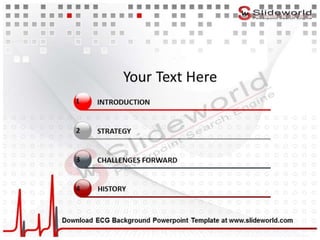 ECG Background Powerpoint Template - Slide World | PPT