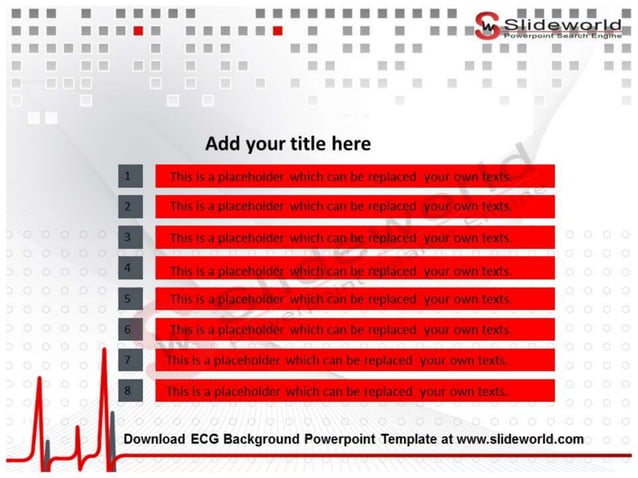 ECG Background Powerpoint Template - Slide World | PPTX | Computer ...