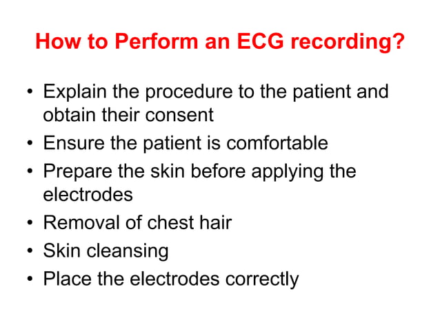 ECG BASICS , HOW TO TAKE ECG AND PLACEMENT OF LEADS | PPTX | Heart and ...