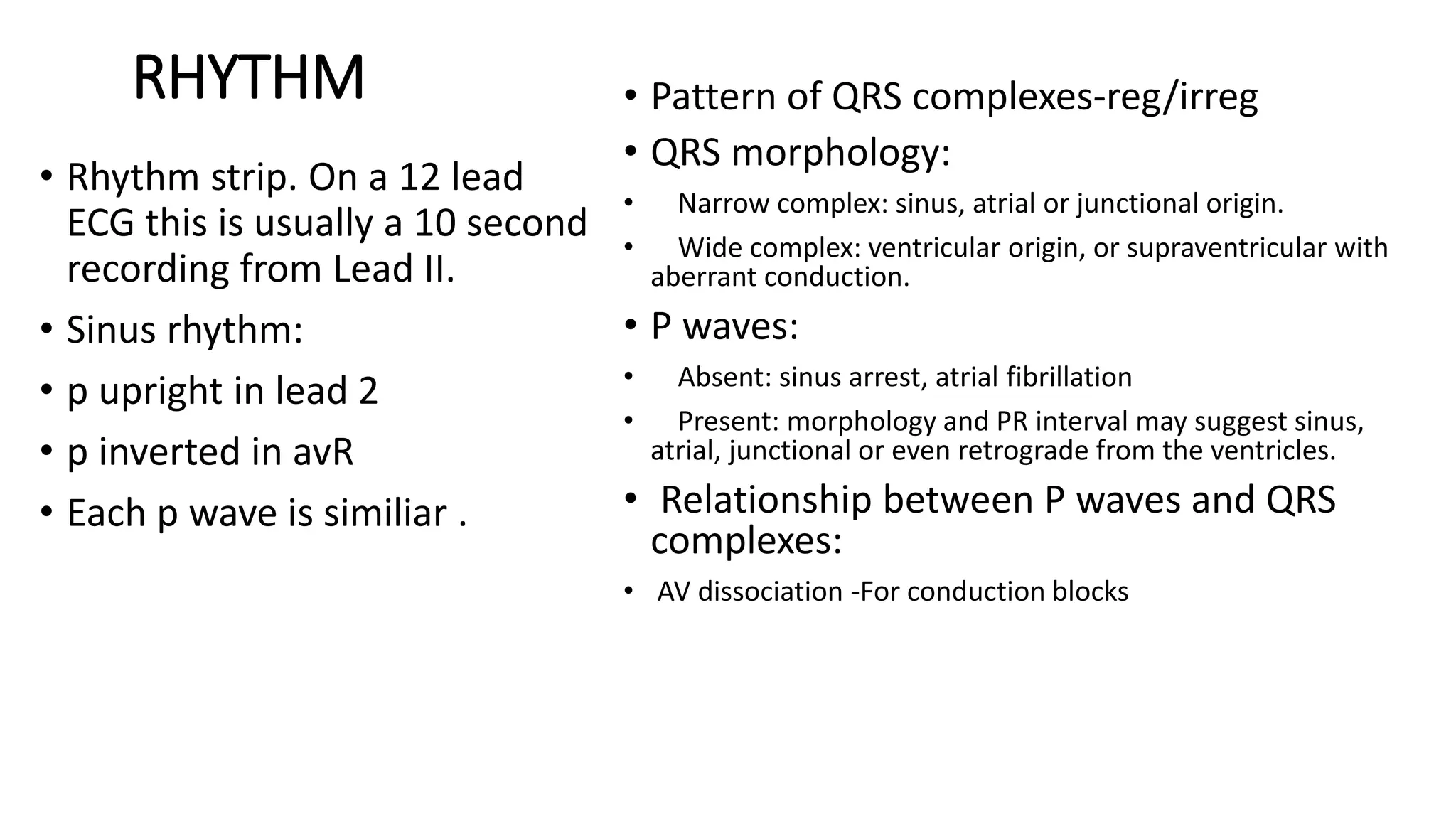 ecg basics for physiotherapy students reference purpose | PPTX