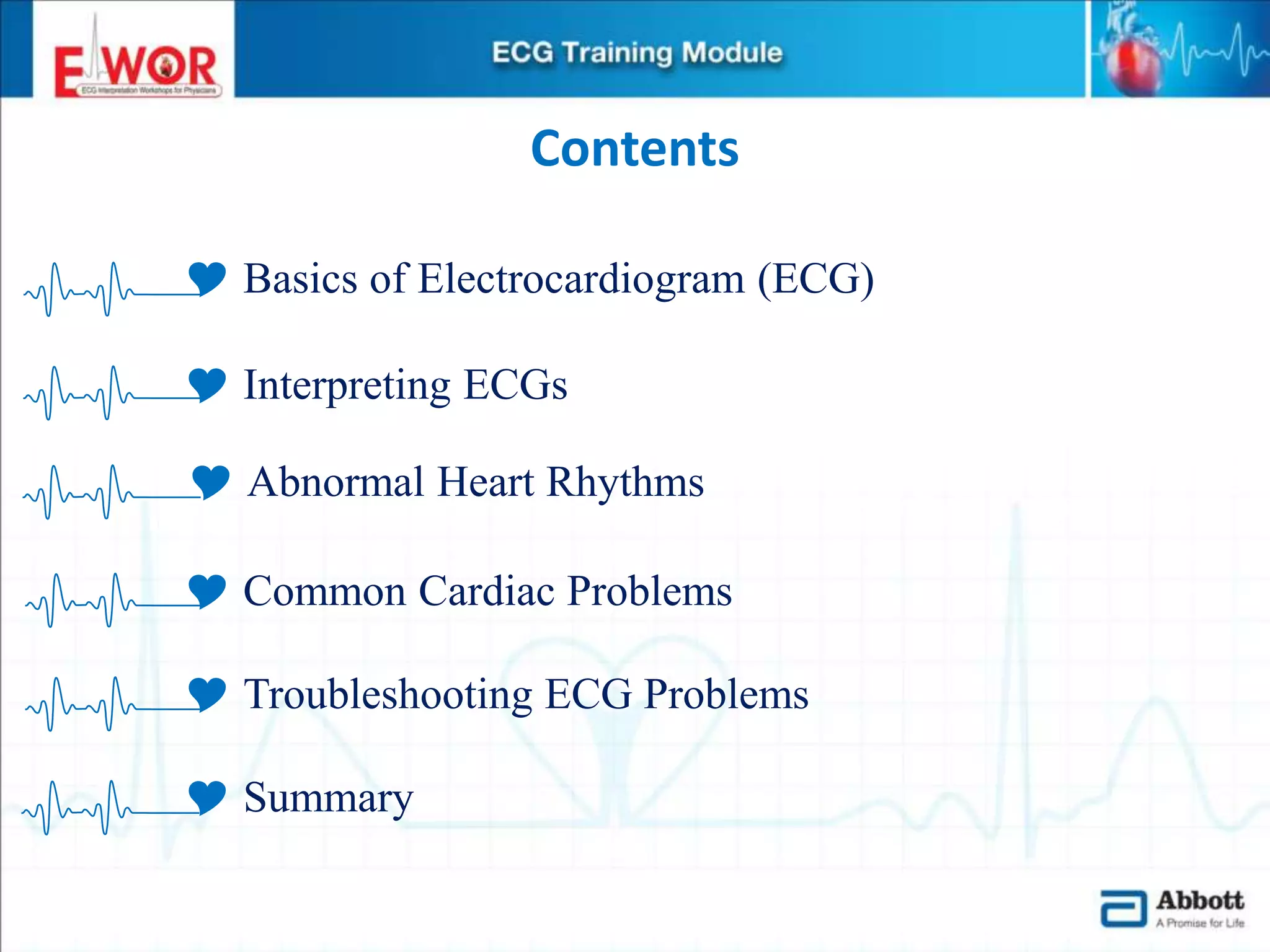 Ecg basics and interpretation | PPTX
