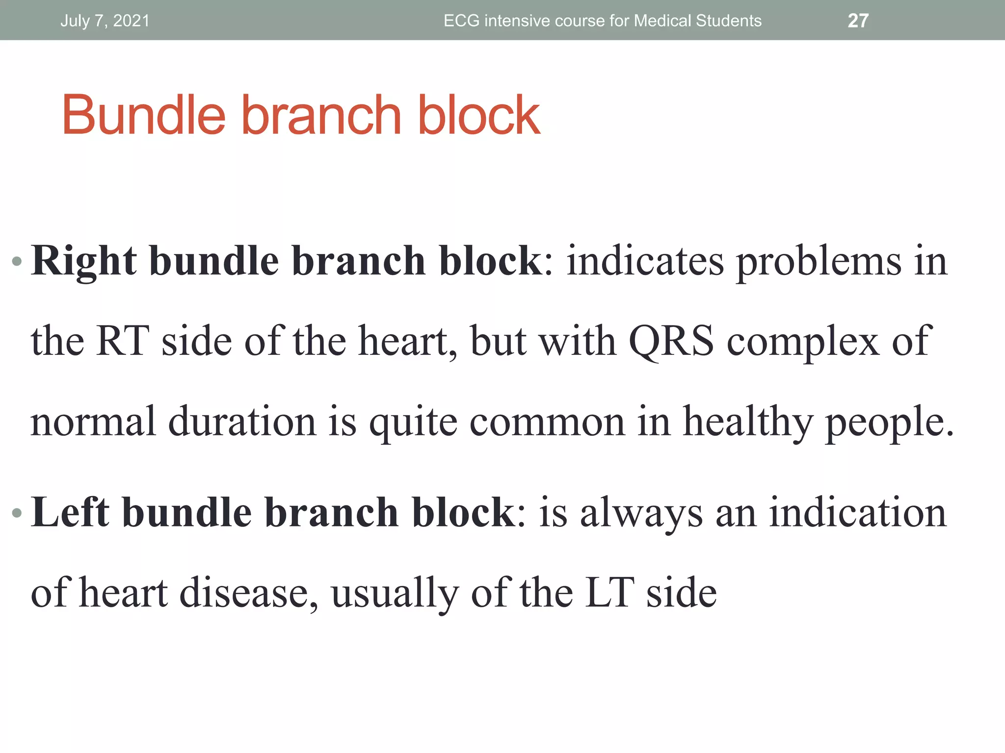 Ecg basics lecture 4 | PPT