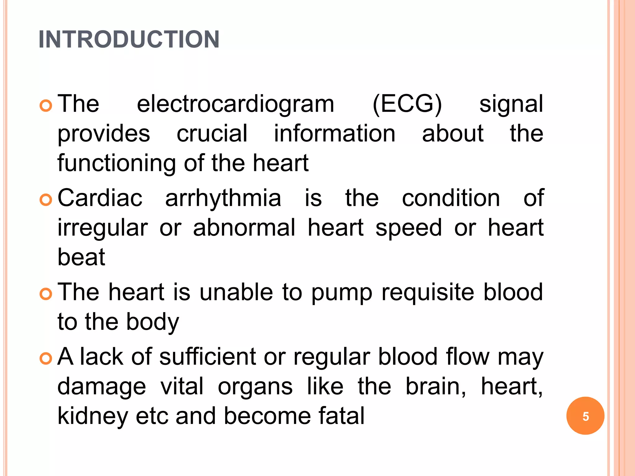 Ecg Beat Classification And Feature Extraction Using Artificial Neural