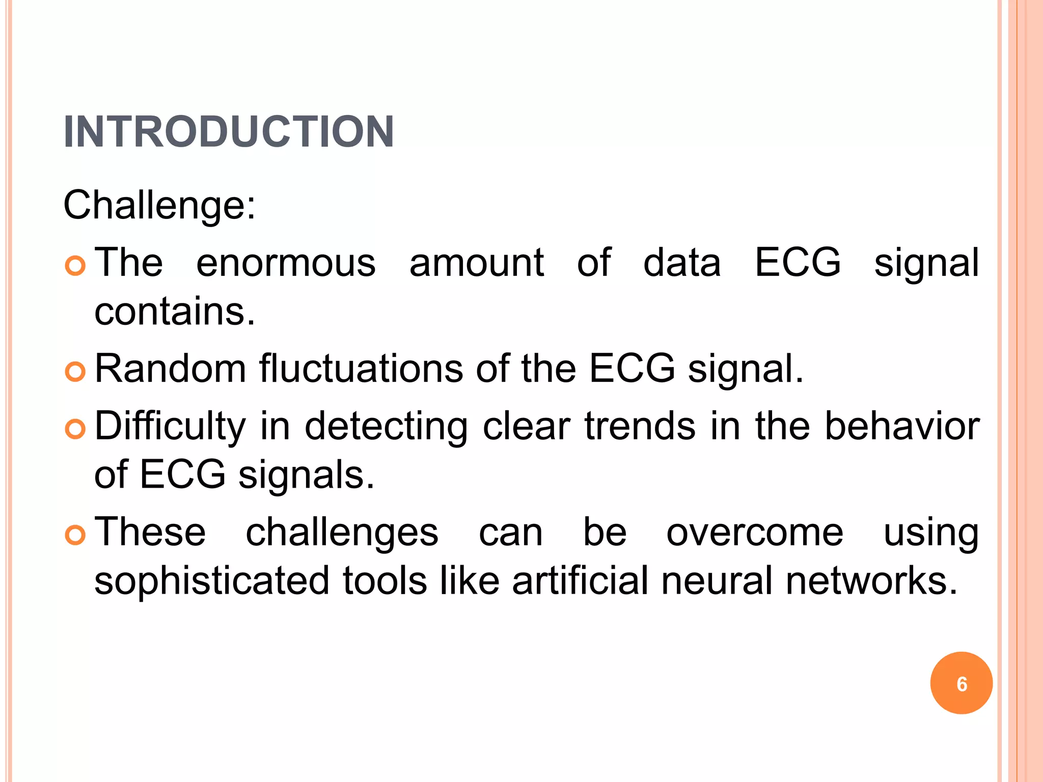 Ecg Beat Classification And Feature Extraction Using Artificial Neural