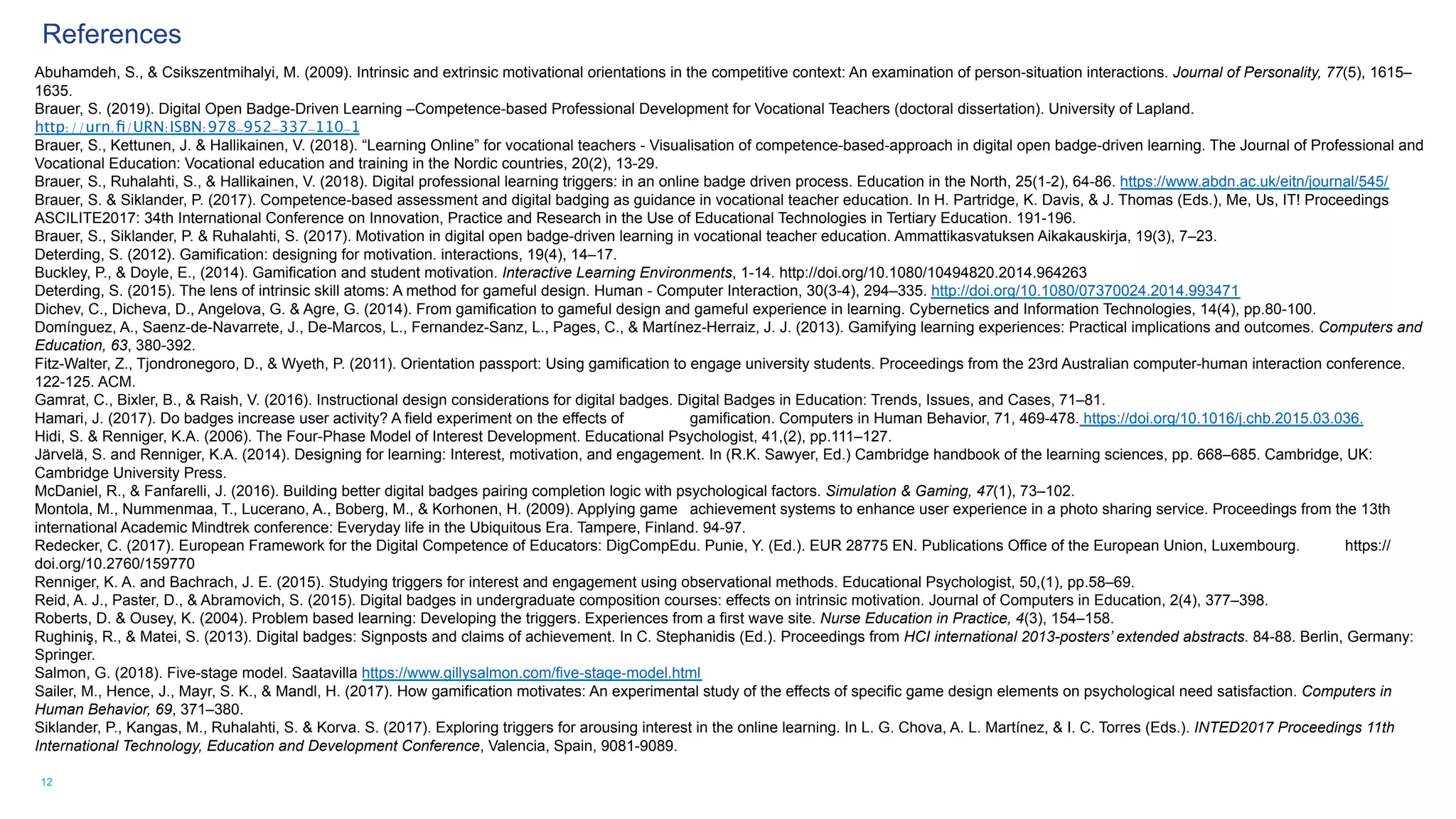 Digital Open Badge-Driven Learning - Gamified Progress and Inspiring ...