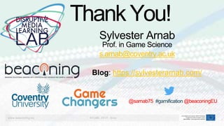 Gamified lesson path for STEM Education - Ecgbl 2017 | PPT