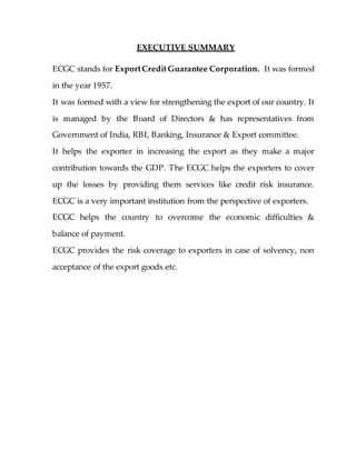 Ecgc | PDF