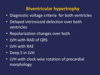 ECG diagnosis of chamber enlargement | PPTX