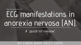 ECG changes in anorexia nervosa | PDF