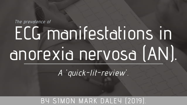 ECG changes in anorexia nervosa | PPT
