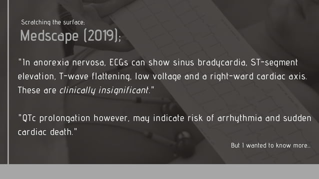 ECG changes in anorexia nervosa | PPT