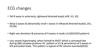 Ecg changes in chamber enlargement | PPTX