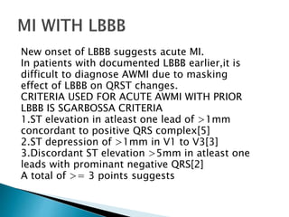 Ecg changes in mi | PPTX