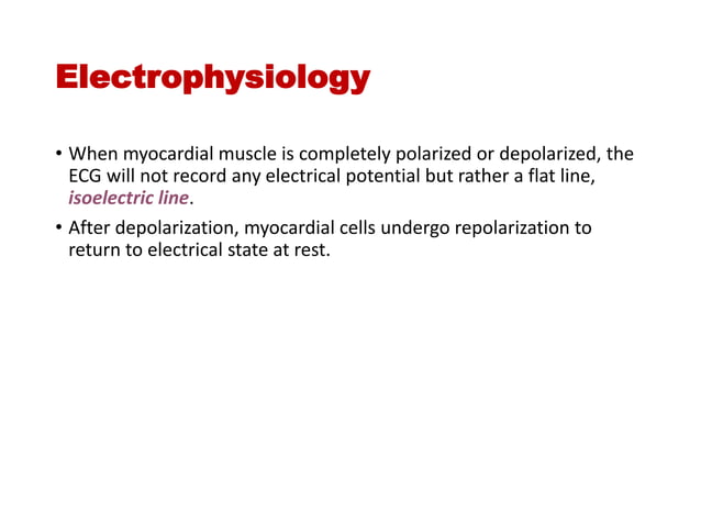 ECG complete lecture notes along with interpretation | PPT