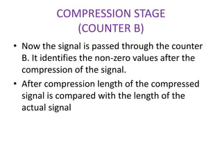 Ecg compression using fft | PPTX